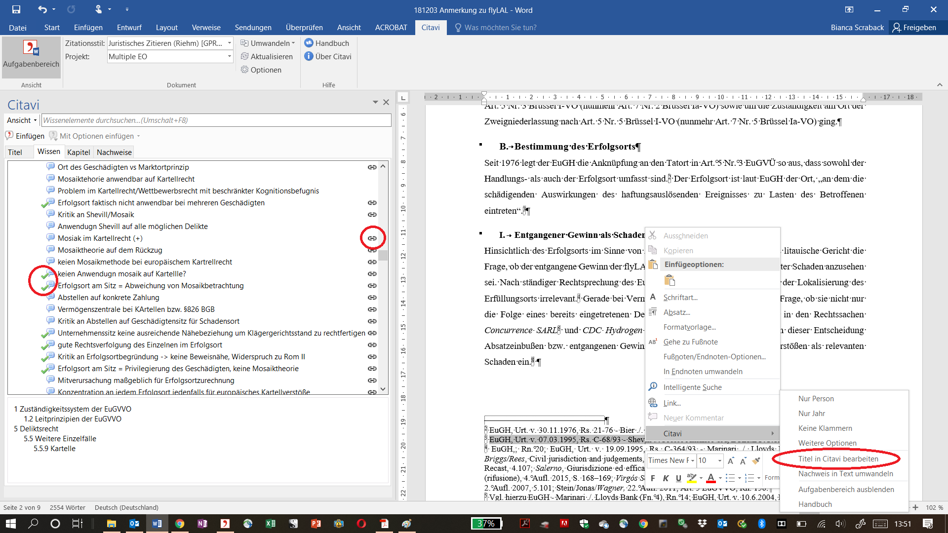 Zitieren mit Citavi (Citavi Teil 4/6) – Dr. Jur.