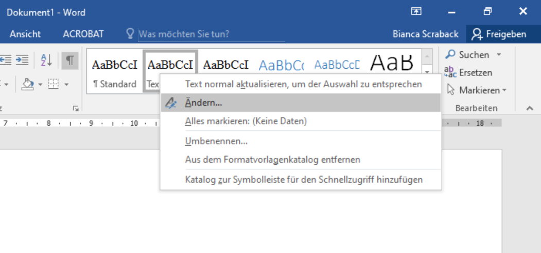 Mit Formatvorlagen arbeiten (MS Word Teil 1) – Dr. Jur.