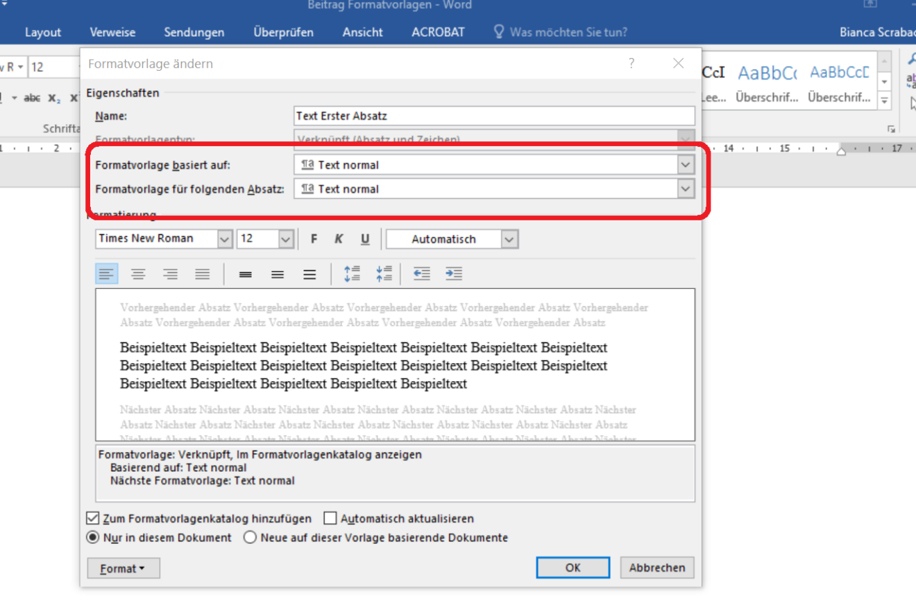 Mit Formatvorlagen arbeiten (MS Word Teil 1) – Dr. Jur.